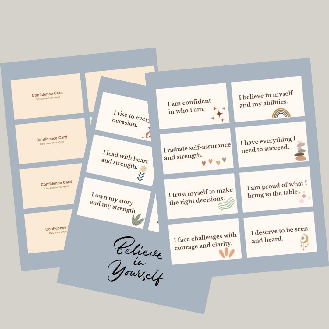 Printable Affirmation Cards for Confidence DIY Affirmation Jar Kit ...
