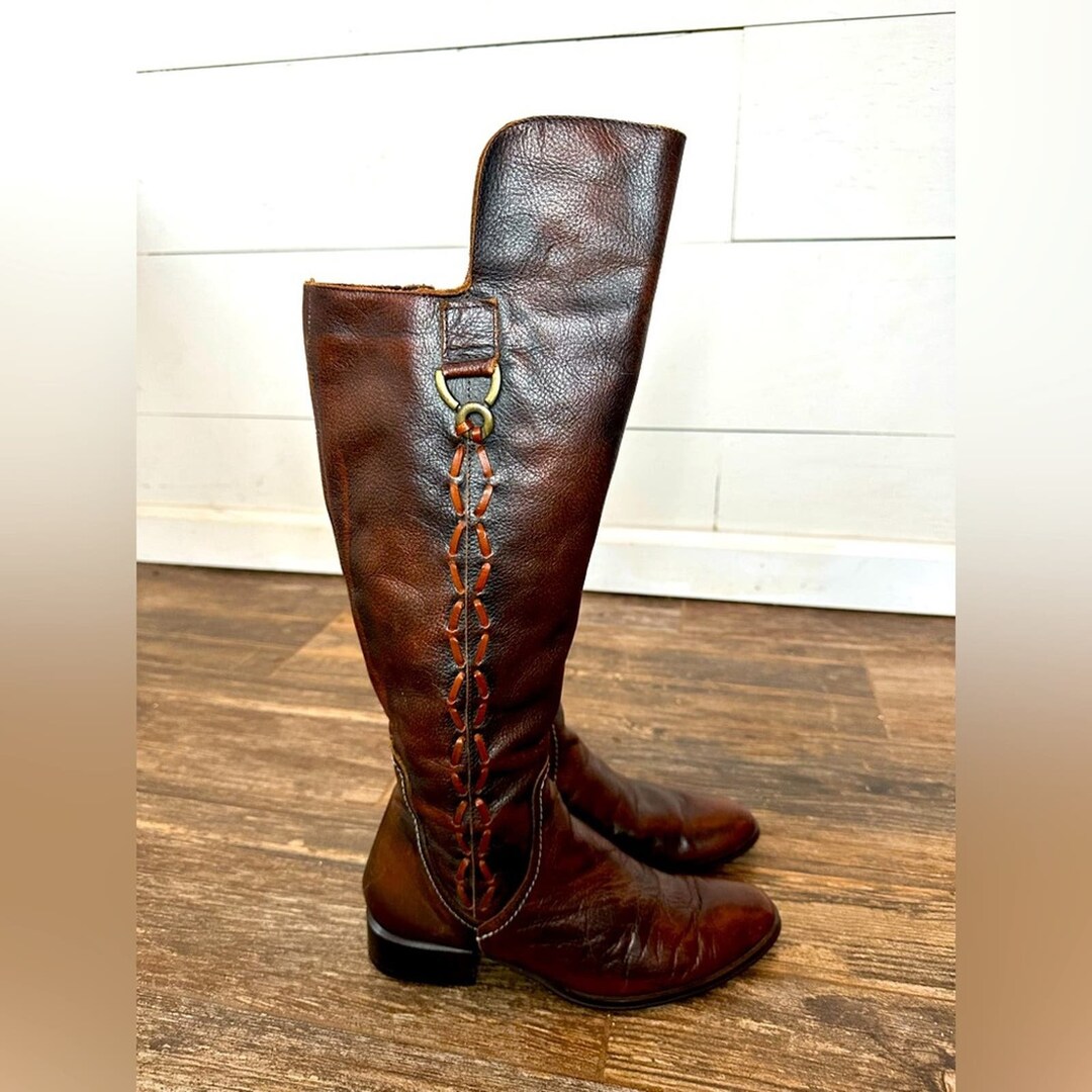Vintage Samoa Italian Boots 35 - Etsy