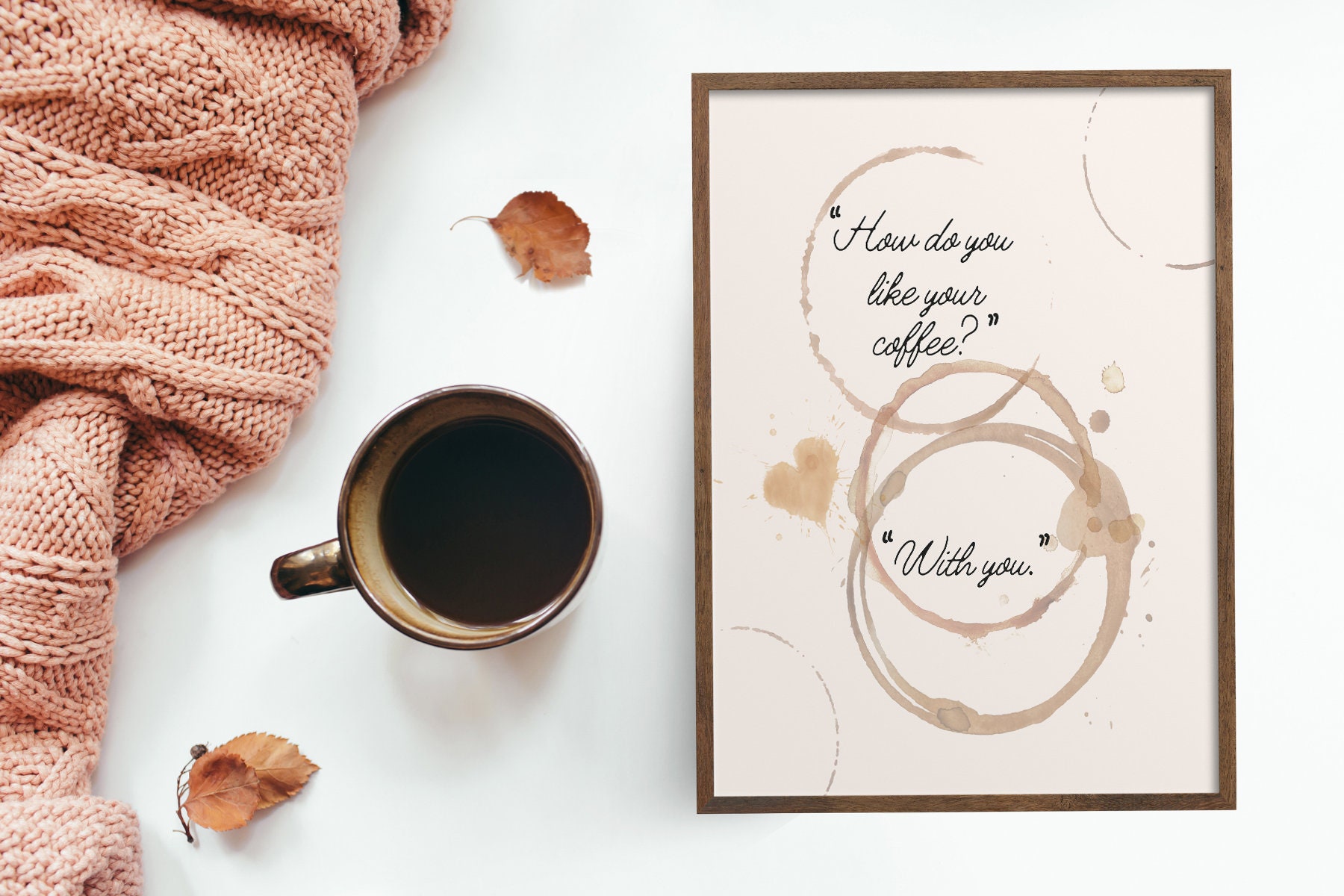 Coffee Print, Drink Poster, Kitchen Decor, Retro Poster, Illustration ...