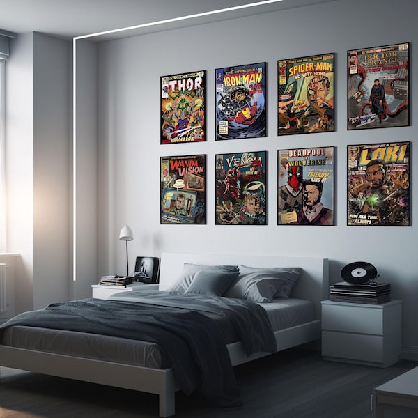 Superhero Posters - Etsy