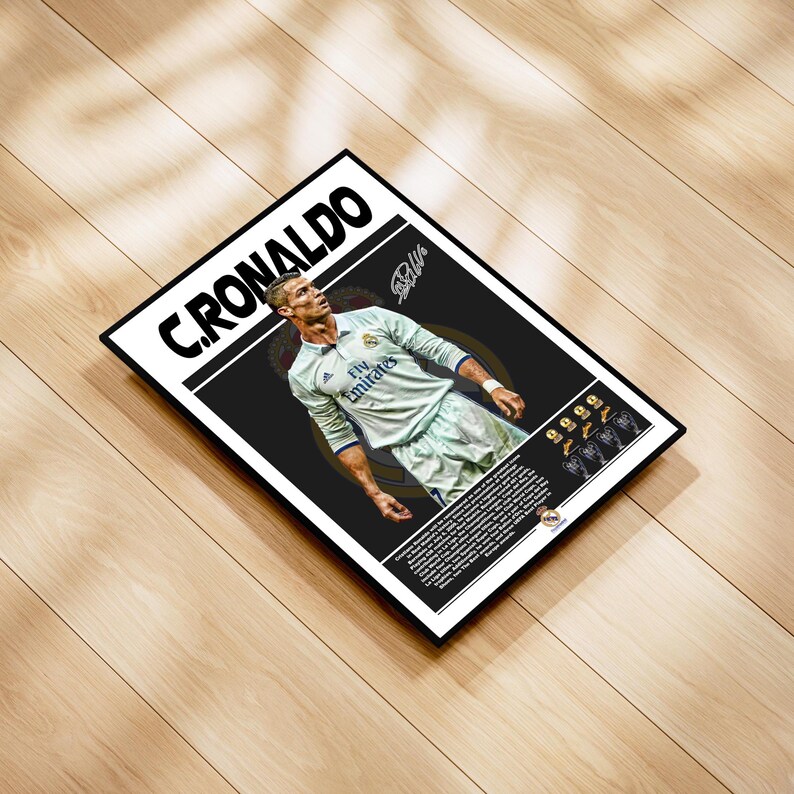 Cristiano Ronaldo Legend Poster cristiano Ronaldo Digital Poster ...
