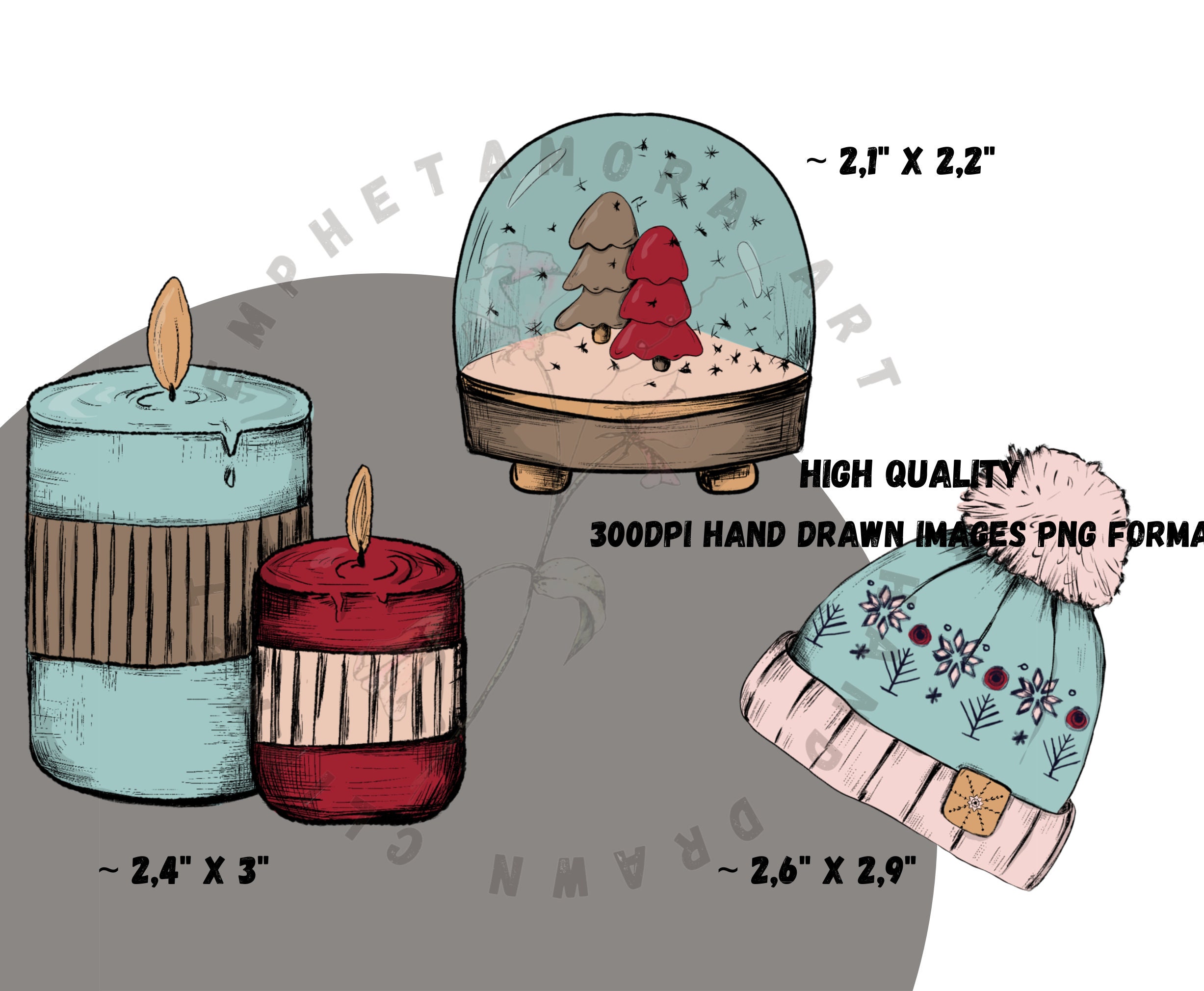 Winter Clipart Png Cold Weather Cozy Winter Digital Clip Art Commercial ...
