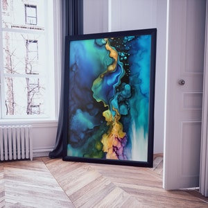 Upgrade Your Space With Alcohol Ink Abstract Wall Art. Download the ...