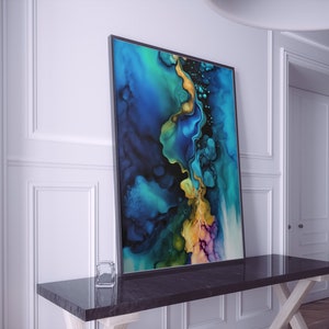 Upgrade Your Space With Alcohol Ink Abstract Wall Art. Download the ...