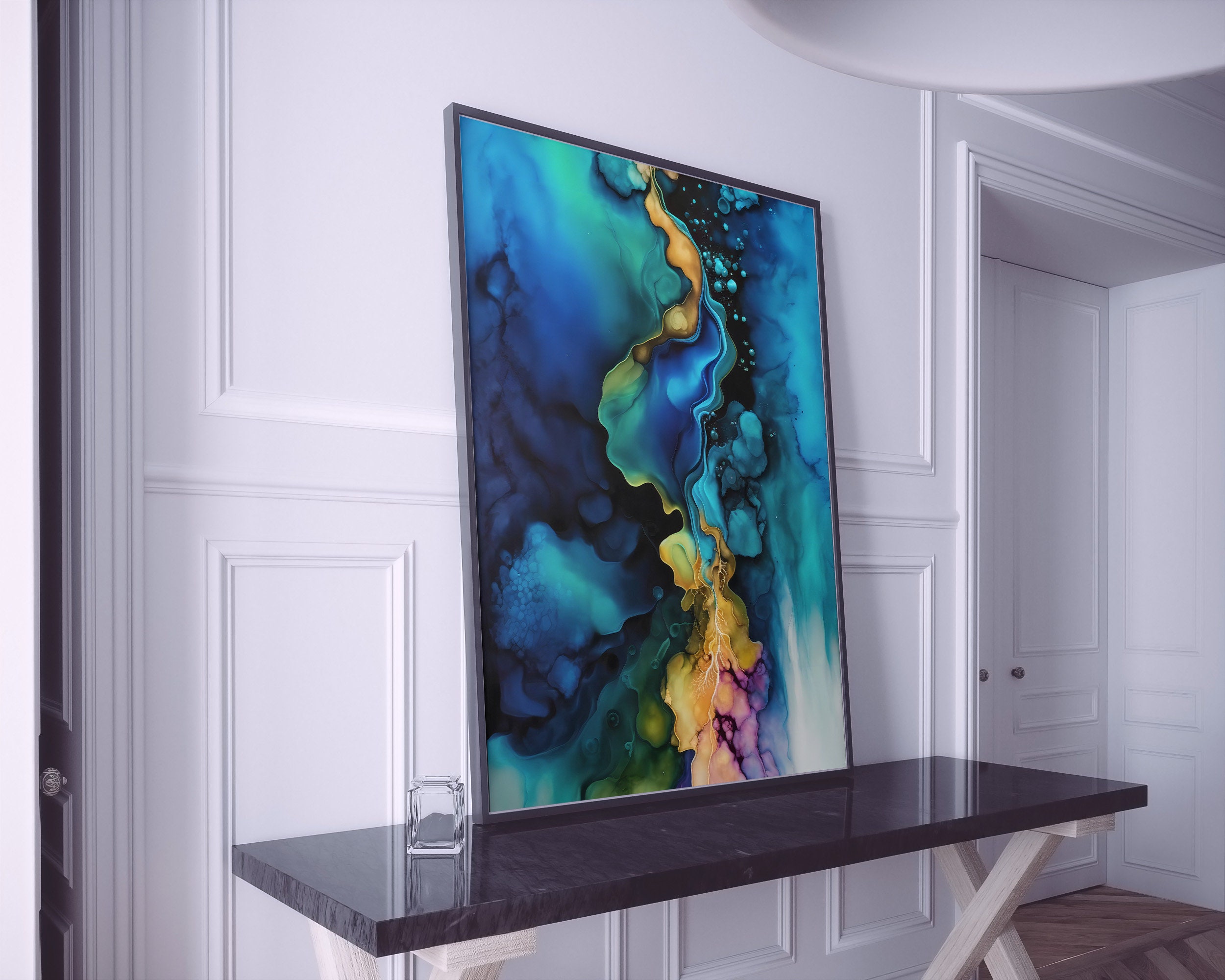 Upgrade Your Space With Alcohol Ink Abstract Wall Art. Download the ...