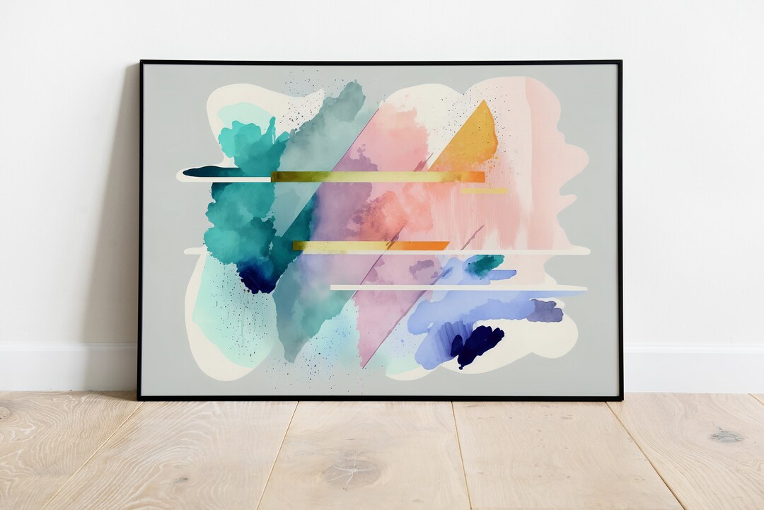 Improve Your Space With Abstract Wall Art Get a Digital Artwork ...