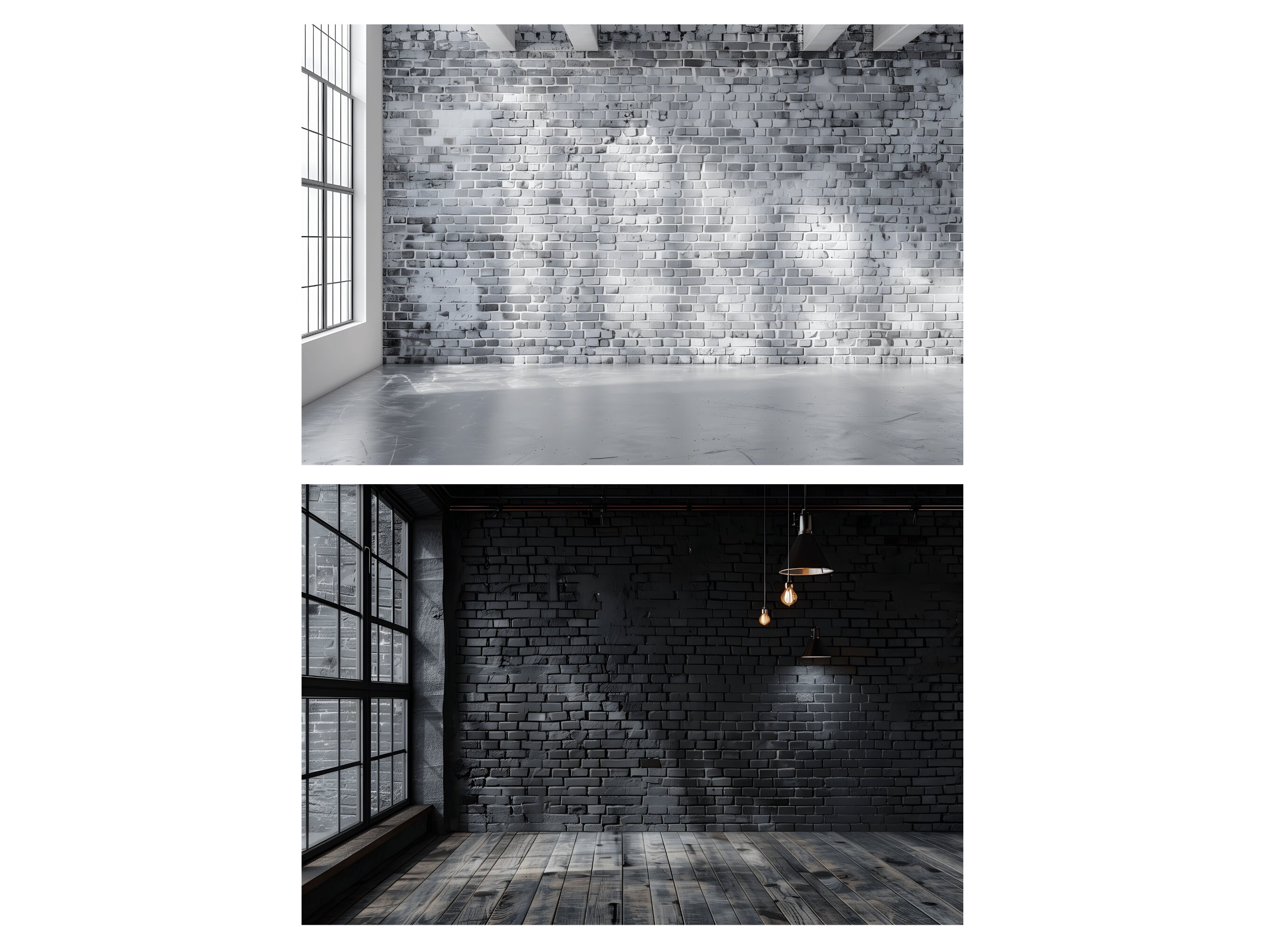 12 Digital Background Brick Wall Studio Maternity Wedding Bridal Dance ...