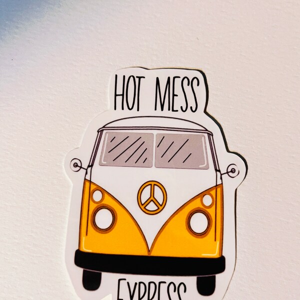 Hot Mess Express Car Decal - Etsy