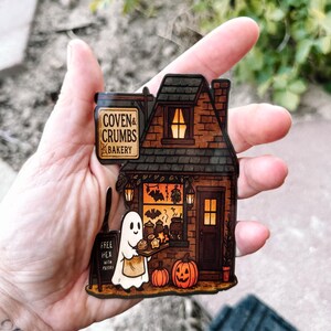 Haunted Hollow Lane- Vinyl Sticker - Etsy