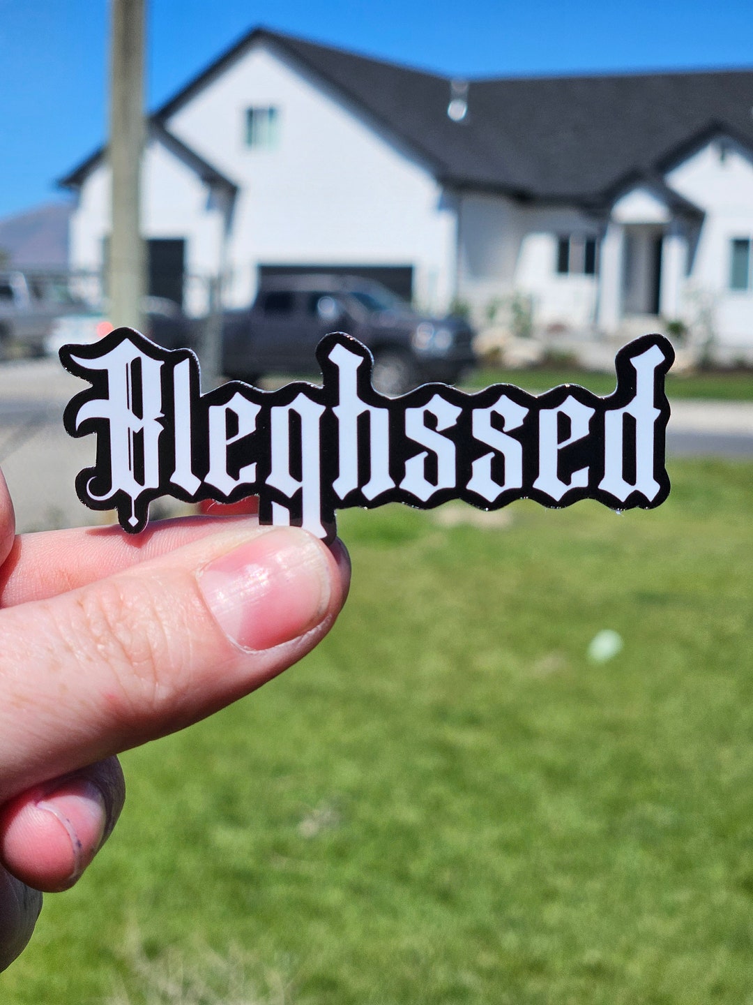 Bleghssed- Vinyl Sticker - Etsy