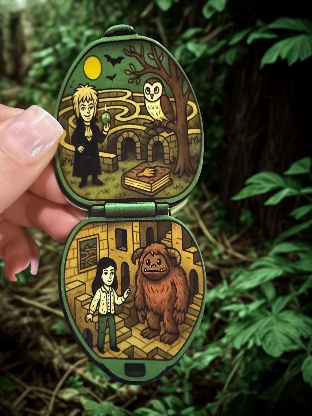 Labyrinth Polly Pocket Sticker | 80s Fantasy Nostalgia | Jareth & Ludo ...