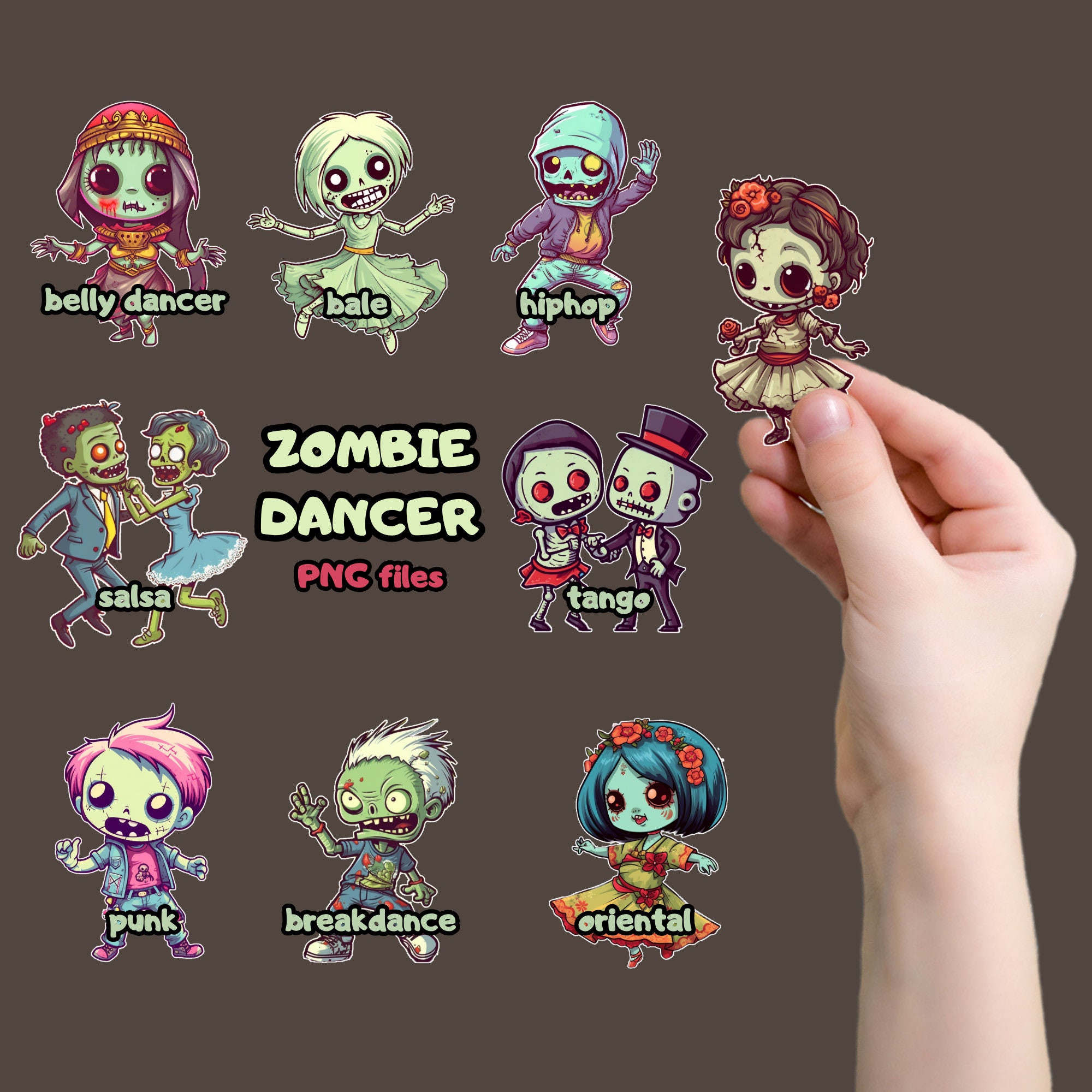 Cute Zombie Cartoon