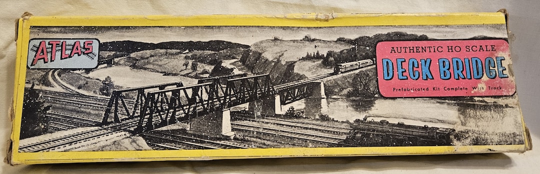 Vintage Atlas HO Scale Deck Bridge Kit 84 - Etsy