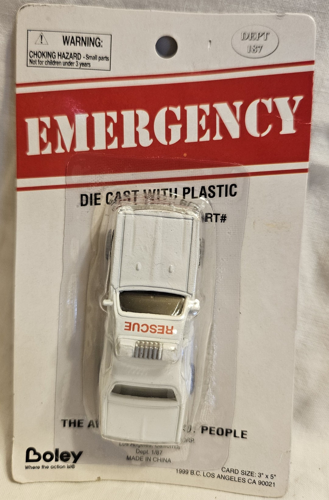 Vintage Boley 02023 Emergency Rescue Car White HO Scale New - Etsy