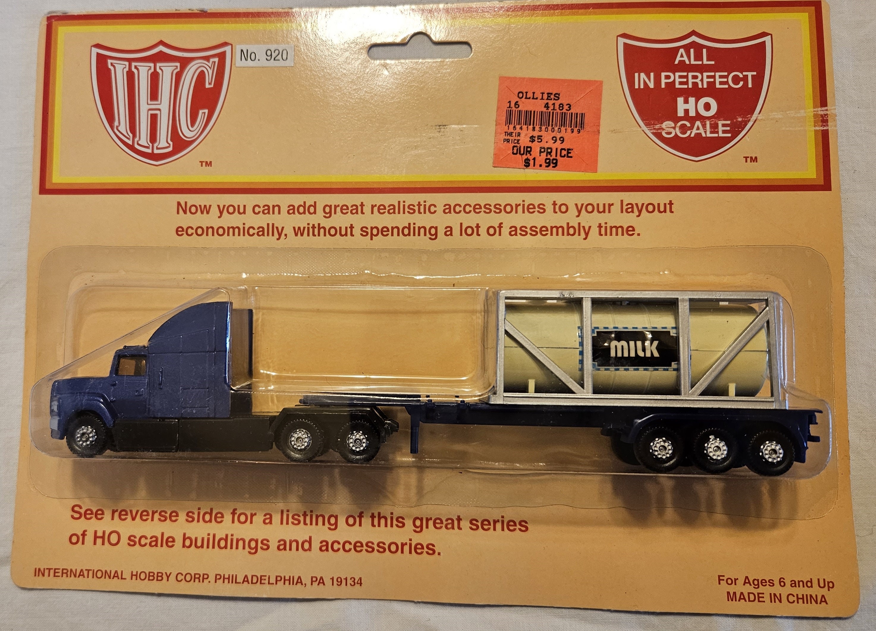 IHC Milk Truck HO Gauge - Etsy