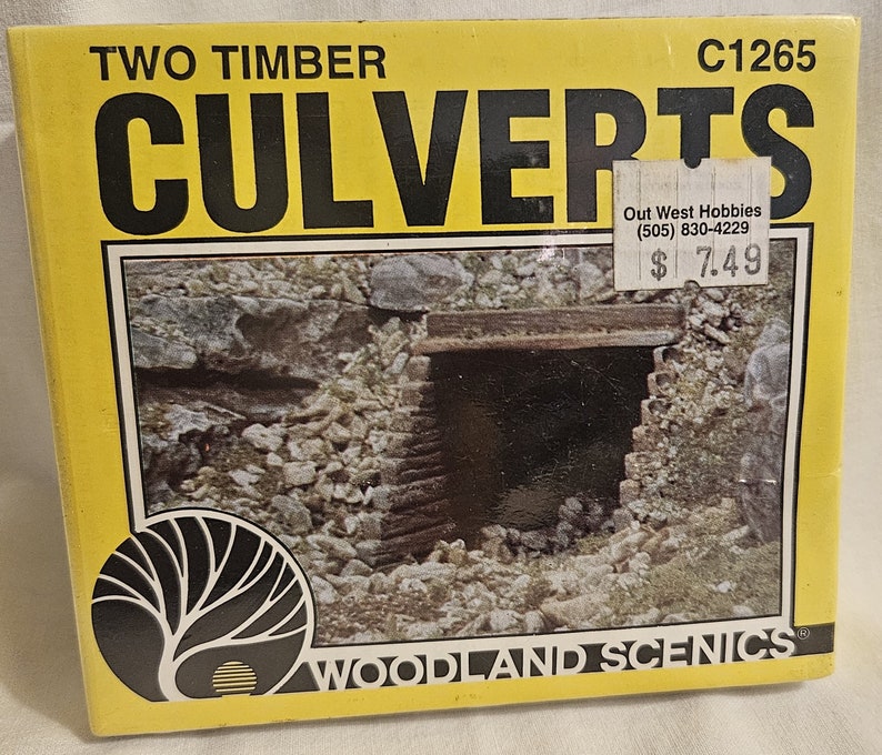 Two Timber Culverts Woodland Scenics C1265 HO Scale - Etsy