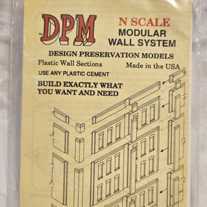 N Scale Planning Sheet for DPM Modular Wall System 601 - Etsy
