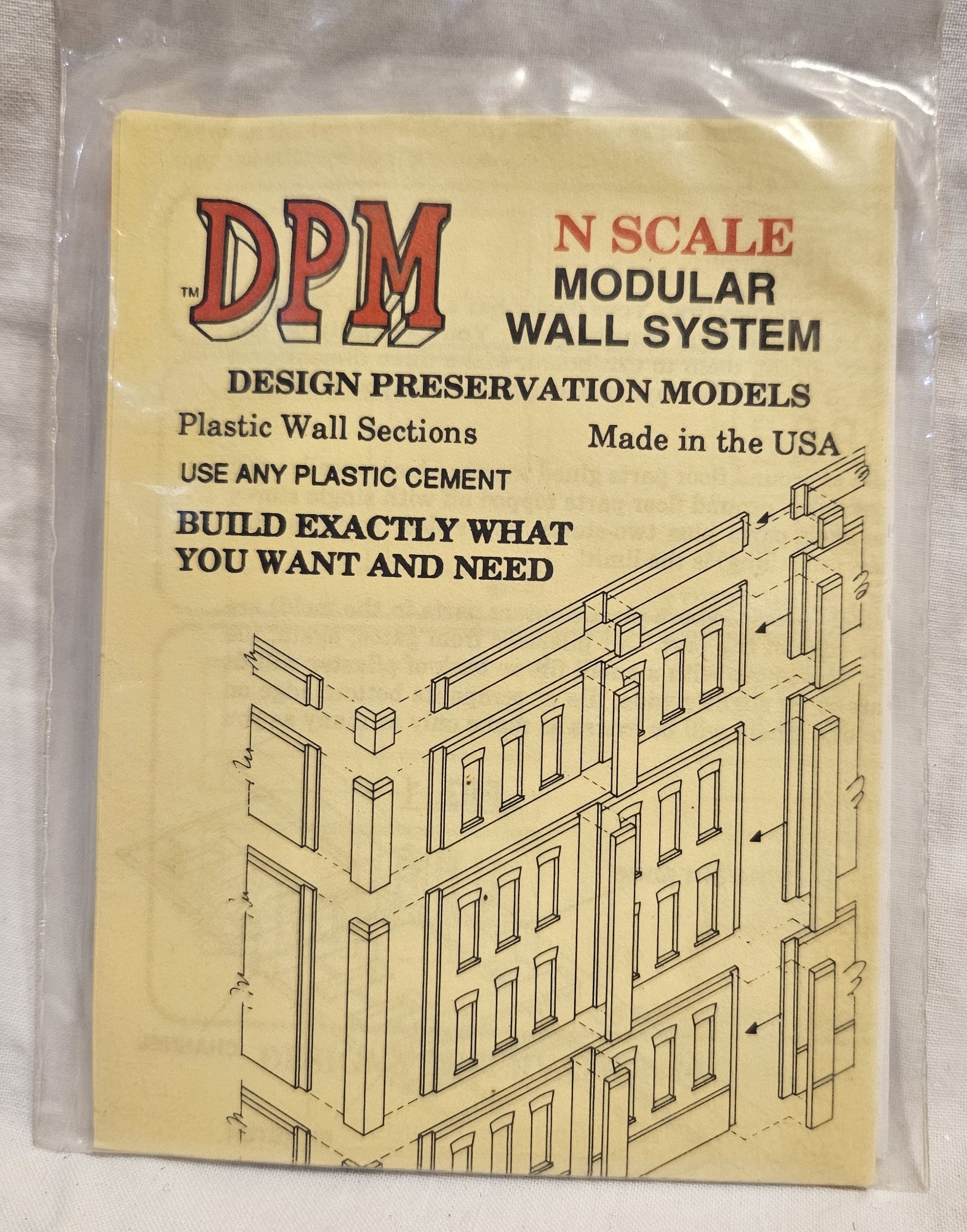 N Scale Planning Sheet for DPM Modular Wall System 601 - Etsy