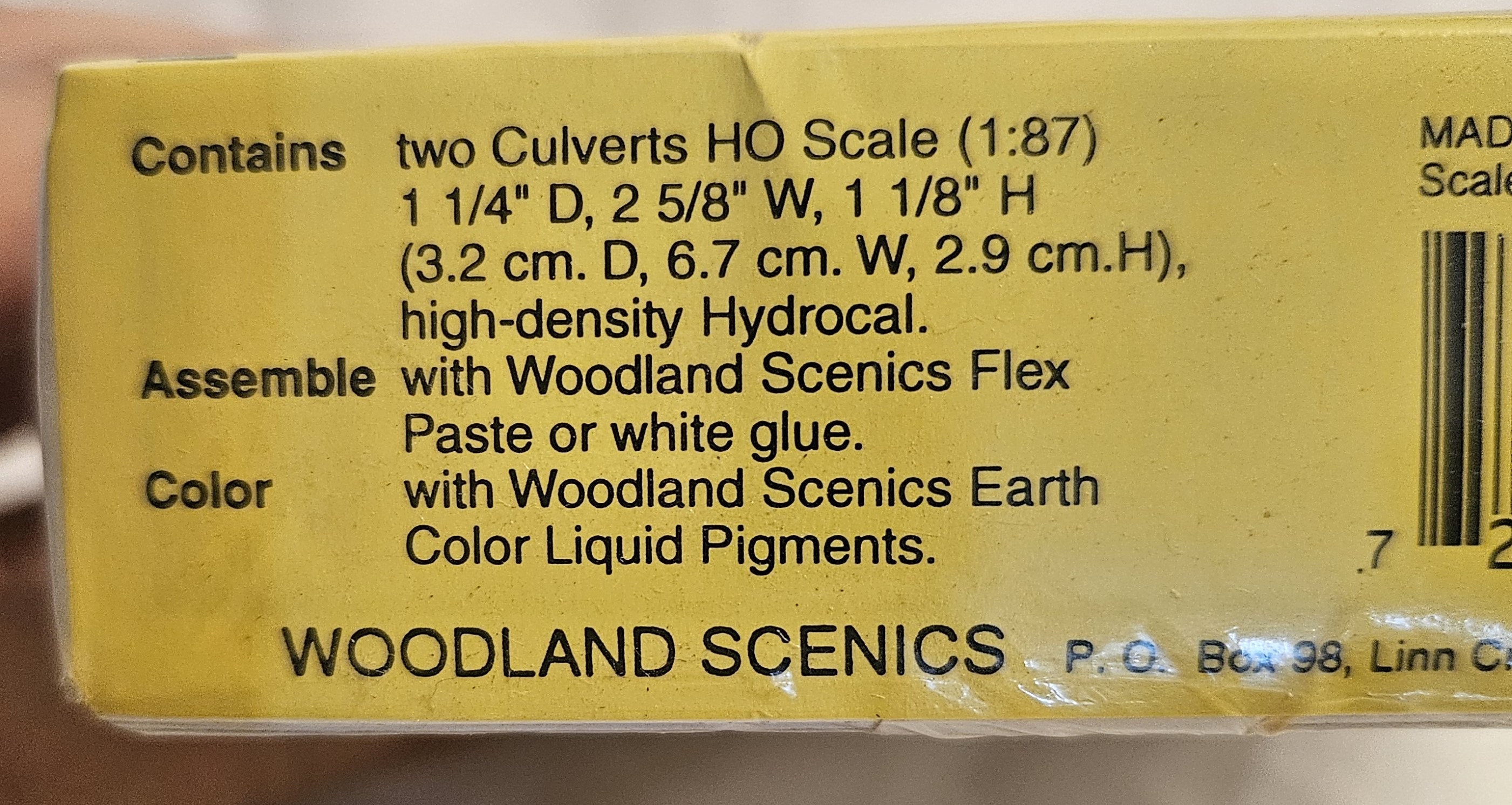 Two Timber Culverts Woodland Scenics C1265 HO Scale - Etsy