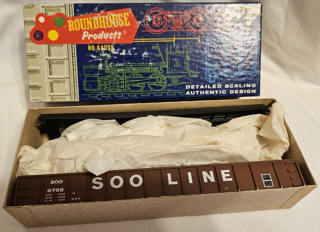 Roundhouse 50' Gondola Kit Soo Line - Etsy