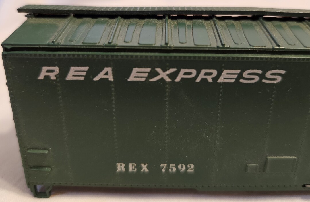 REA Express 50' Refrigerator Train Car Roundhouse Kit - Etsy