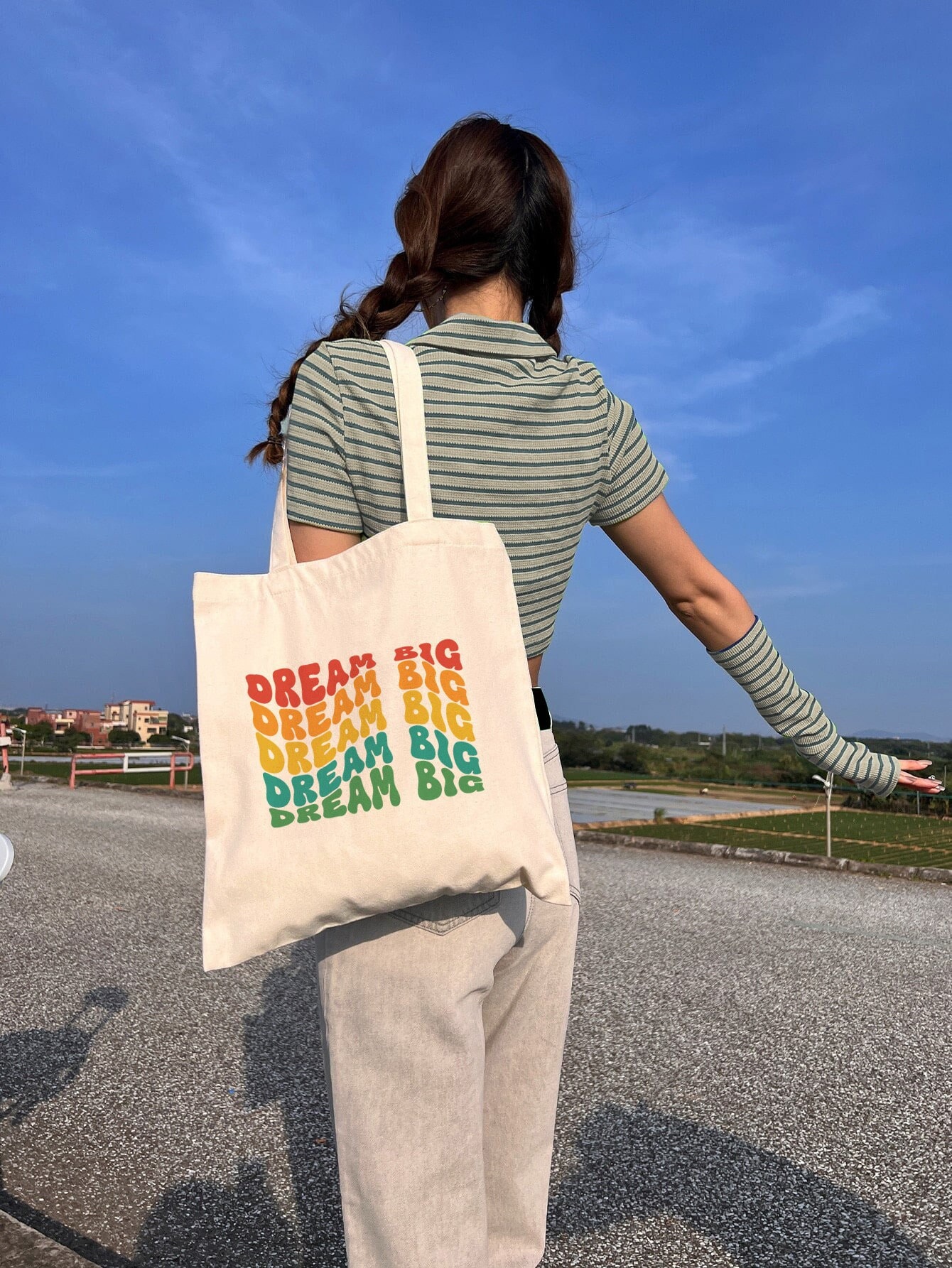 Retro Canvas Tote Bag, Groovy Font, Y2K, 100% Cotton - Etsy