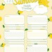 Digital Planner, Summer Theme, Undated, Ipad, Daily Planner, Weekly ...