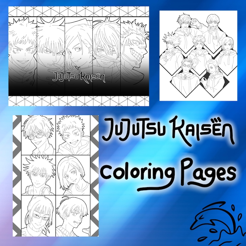 6 Jujutsu Kaisen - JJK - Dibujos para colorear anime / Páginas ...