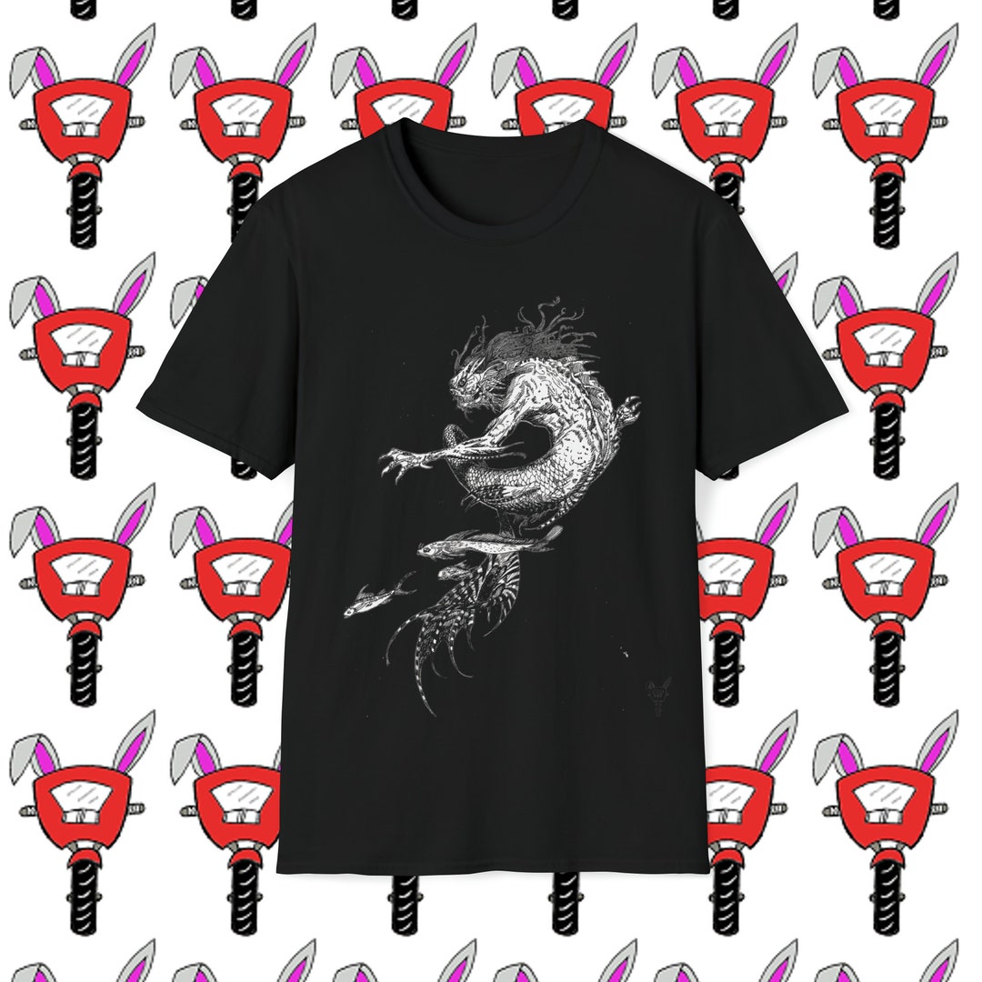 Merman Original Dragon Mermaid Fantasy Unisex Softstyle T-shirt by ...