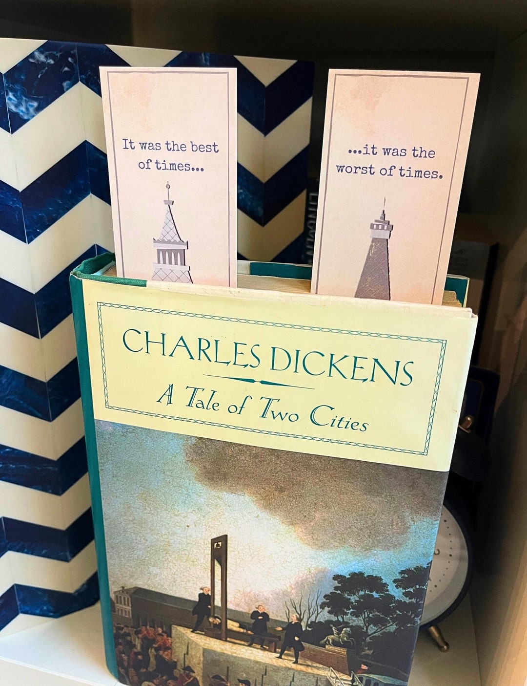 Tale of Two Cities Bookmark Custom Bookmark | Bookworm Gift for ...