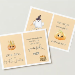 Baby's First Halloween Milestone Cards New Baby Boy and - Etsy