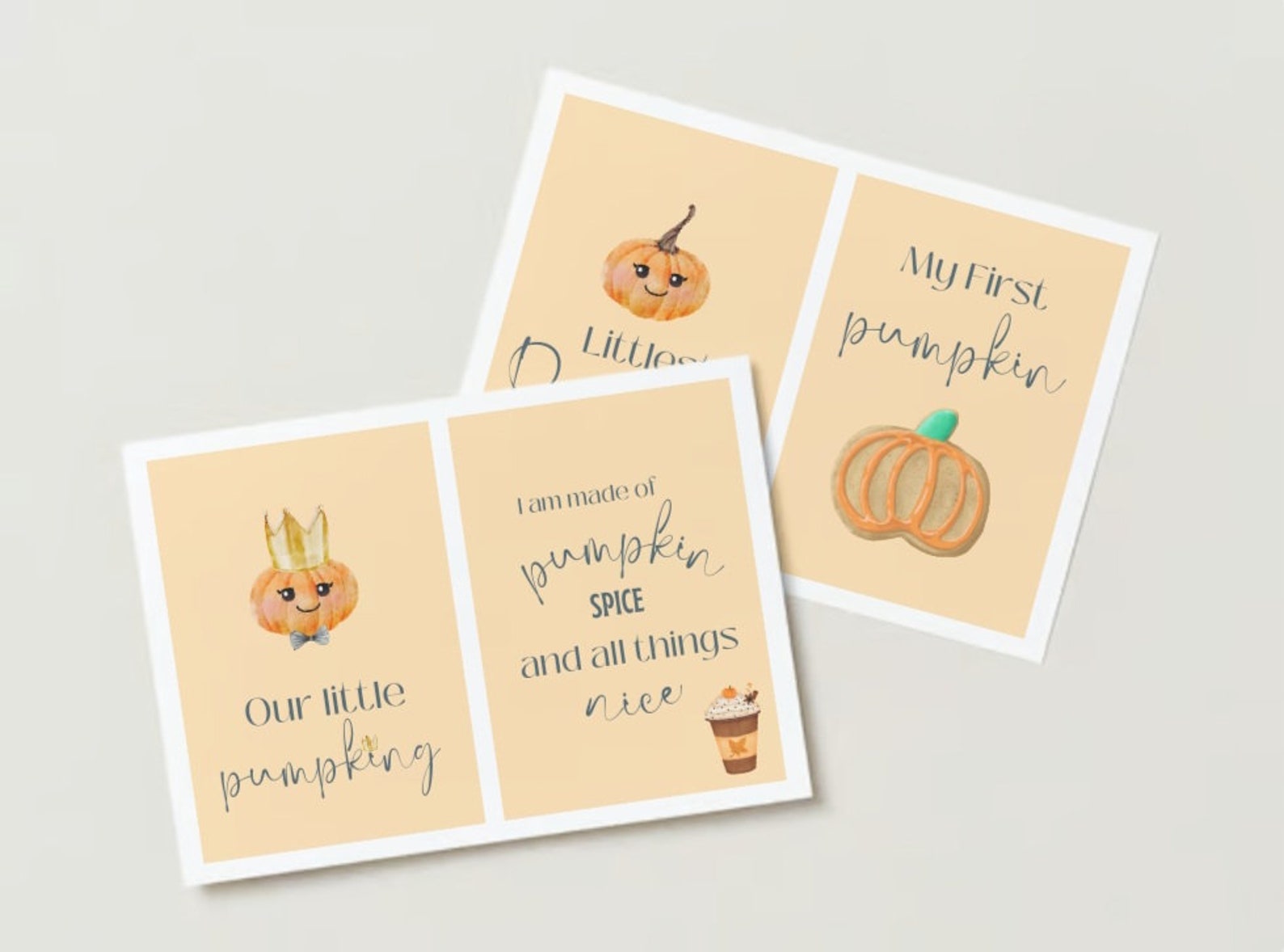 Baby's First Halloween Milestone Cards New Baby Boy and - Etsy