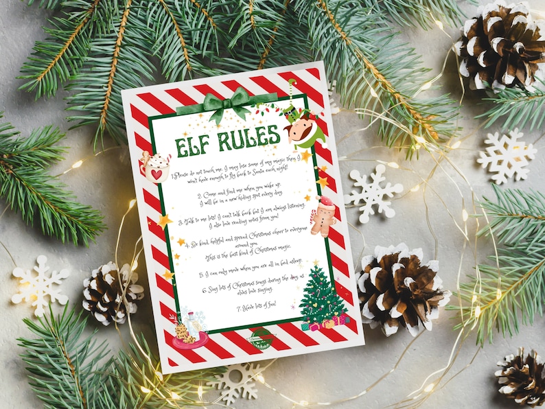 Special Delivery Letter Set. Magical Elf Arrival Letter, Goodbye Letter ...