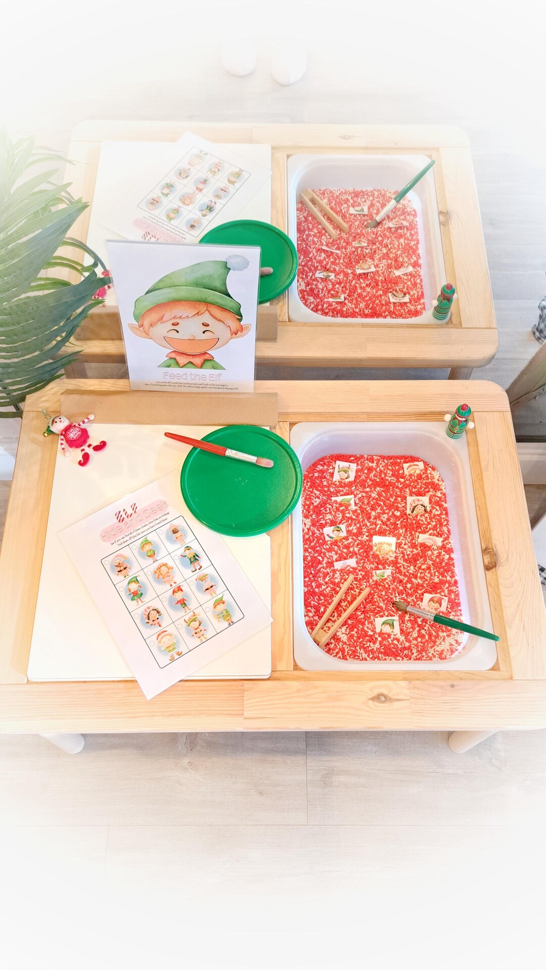 Christmas Elf Activity Worksheet for Kids SENSORY PLAY| Speech ...
