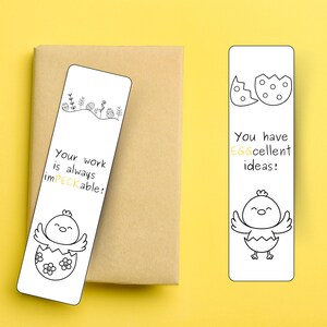 Easter Affirmation BOOKMARKS for Kids | DIY Easter Craft Activity ...