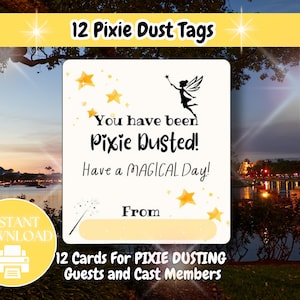 Pixie Dust Gift Tags for Spreading Magic | You've Been Pixie Dusted ...