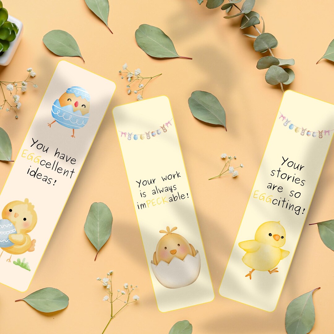 Easter Affirmation Card PRINTABLE Bookmarks | Easter Gifts for Children ...