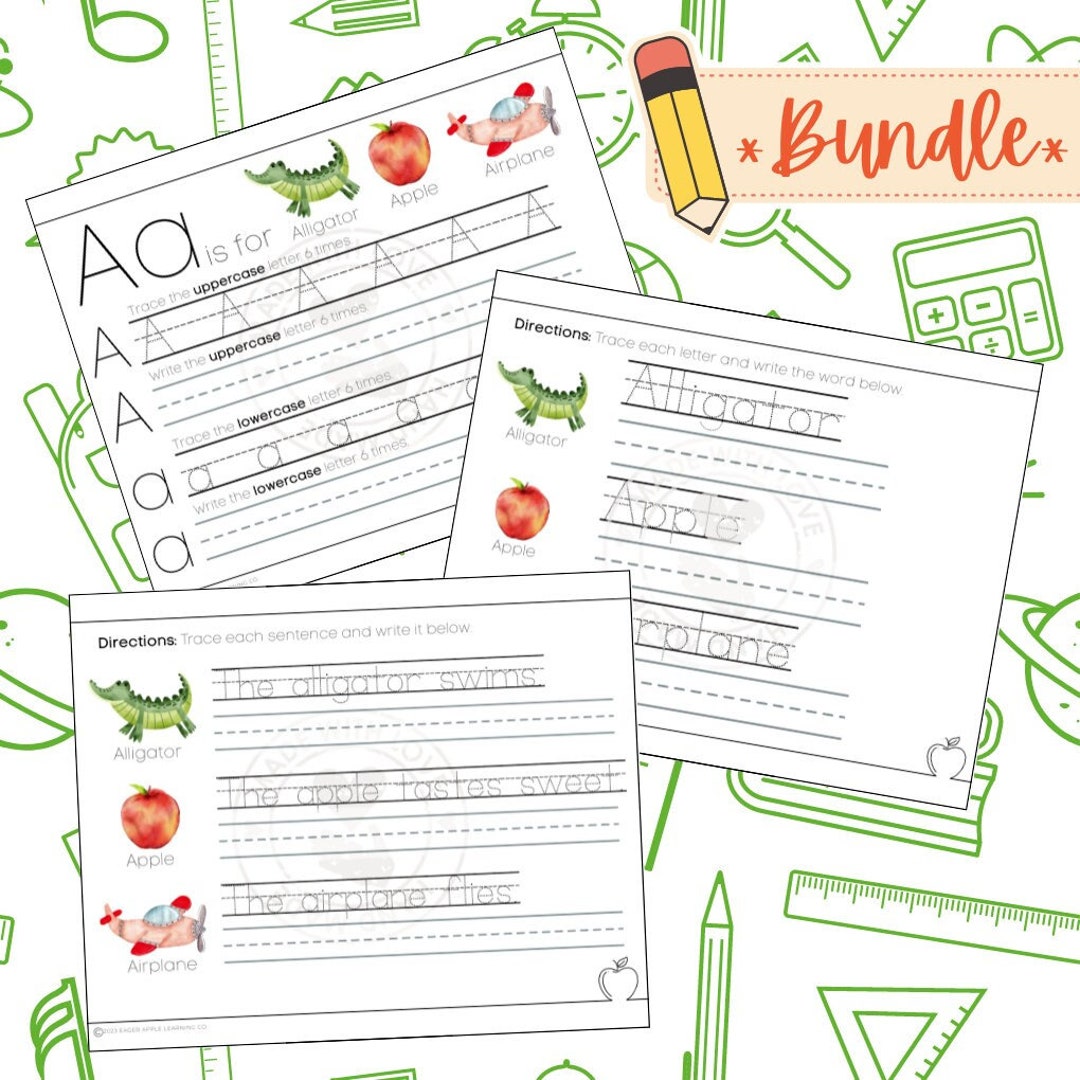Comprehensive A to Z Alphabet Learning Bundle | Homeschooling ...