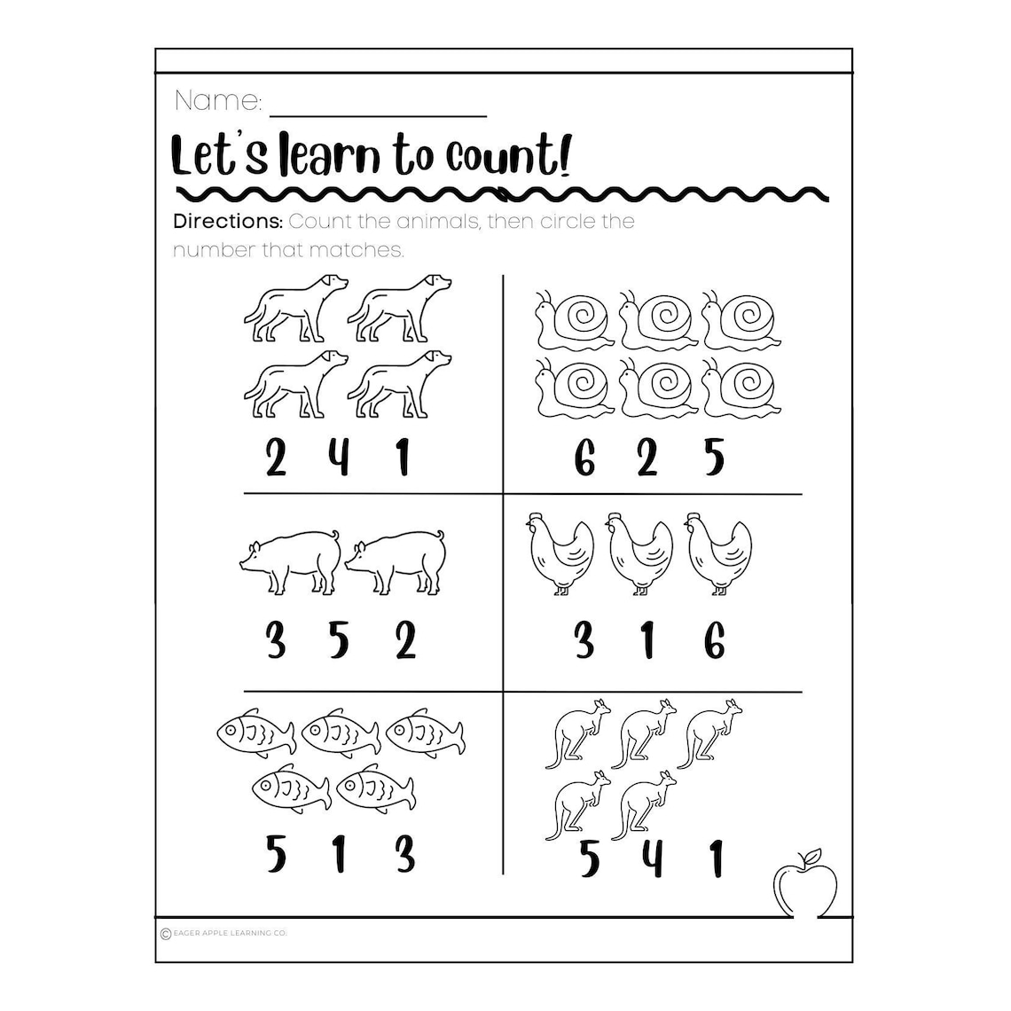 Interactive Preschool Counting Worksheets for Early Learning ...