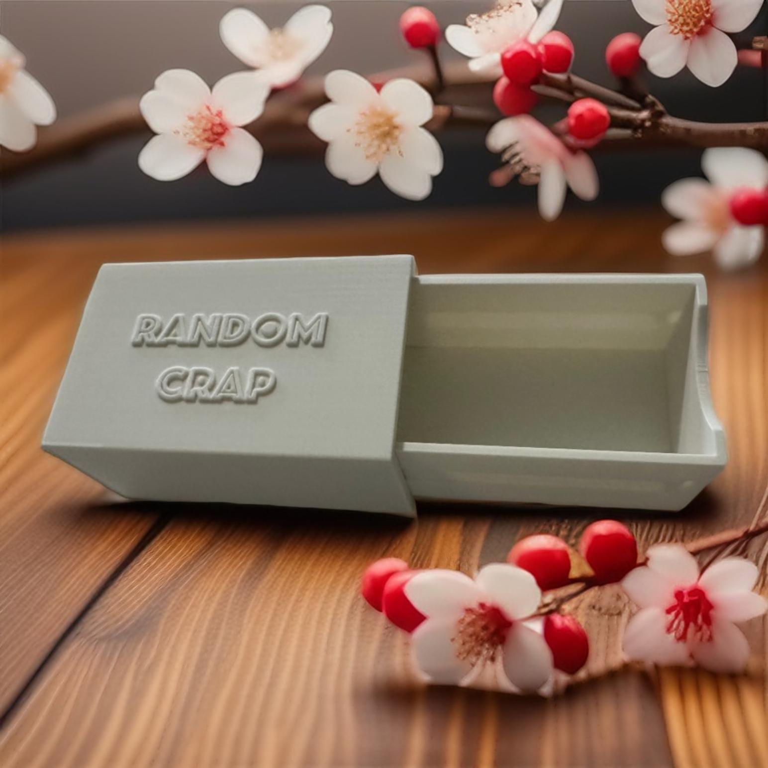 3D Printed Storage Box With Sliding Drawer - Etsy