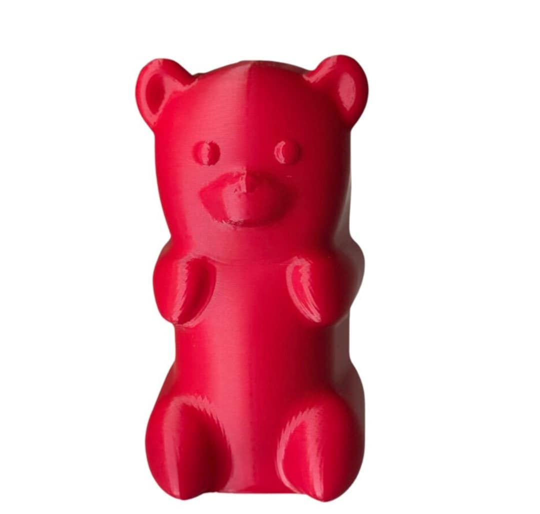 3D Printed Extra Large XL Gummy Gummi Bear - Etsy