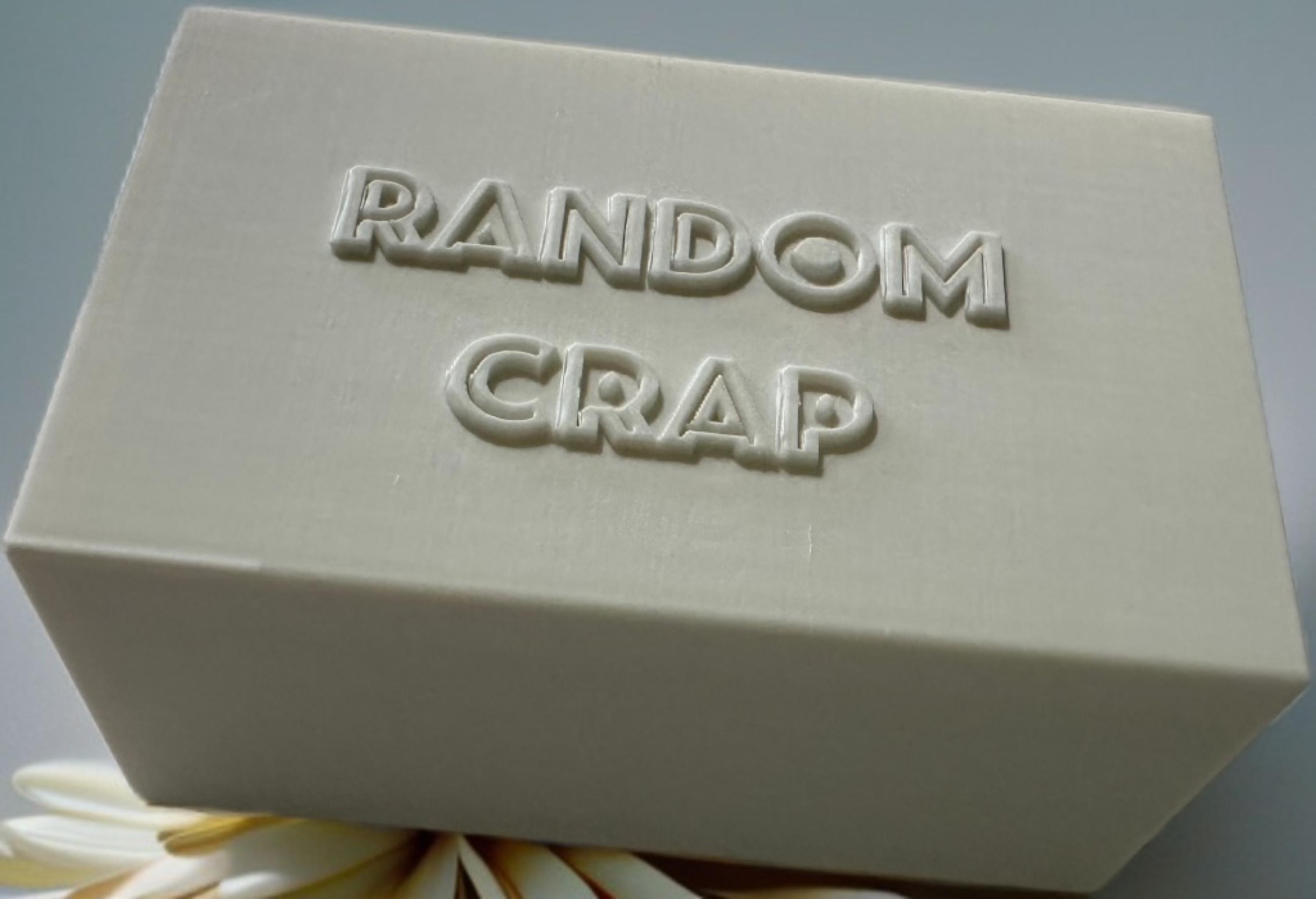 3D Printed Storage Box With Sliding Drawer - Etsy