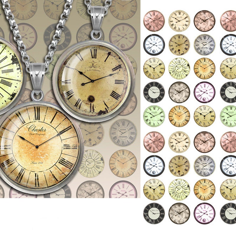 Clock Collage - Etsy