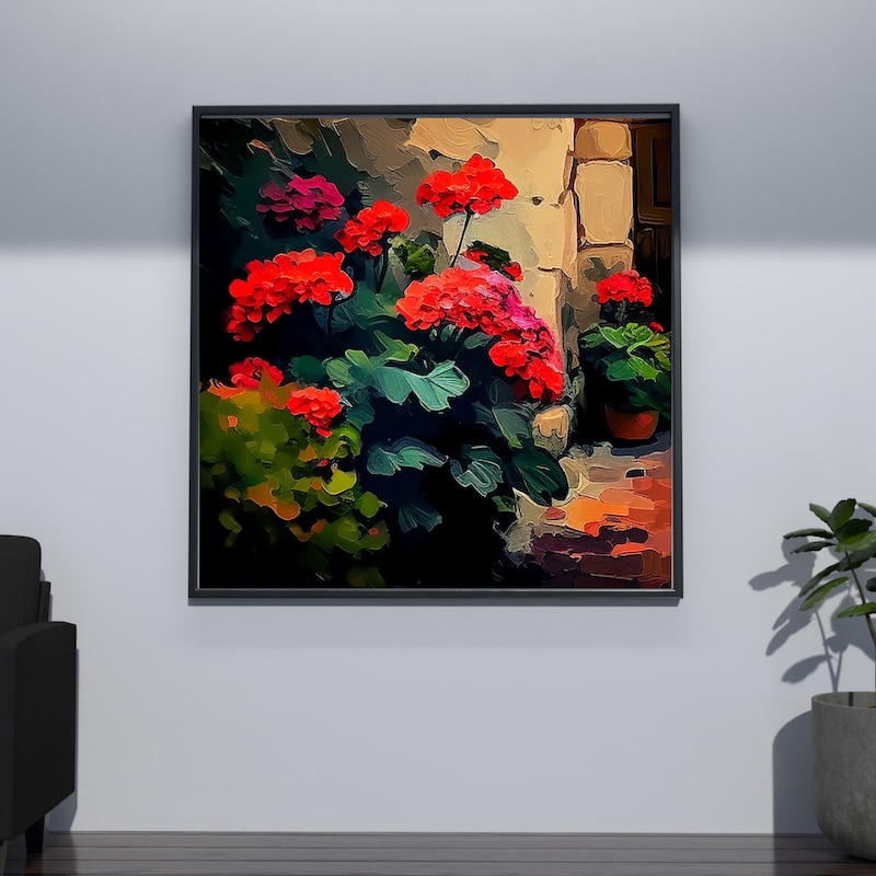 Geranium Print - Etsy