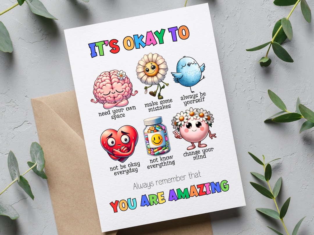 It's Okay Card, You Got This Card, Mental Health Card, Mental Health ...