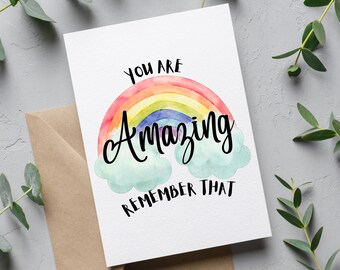 You Are Amazing Card - Etsy UK