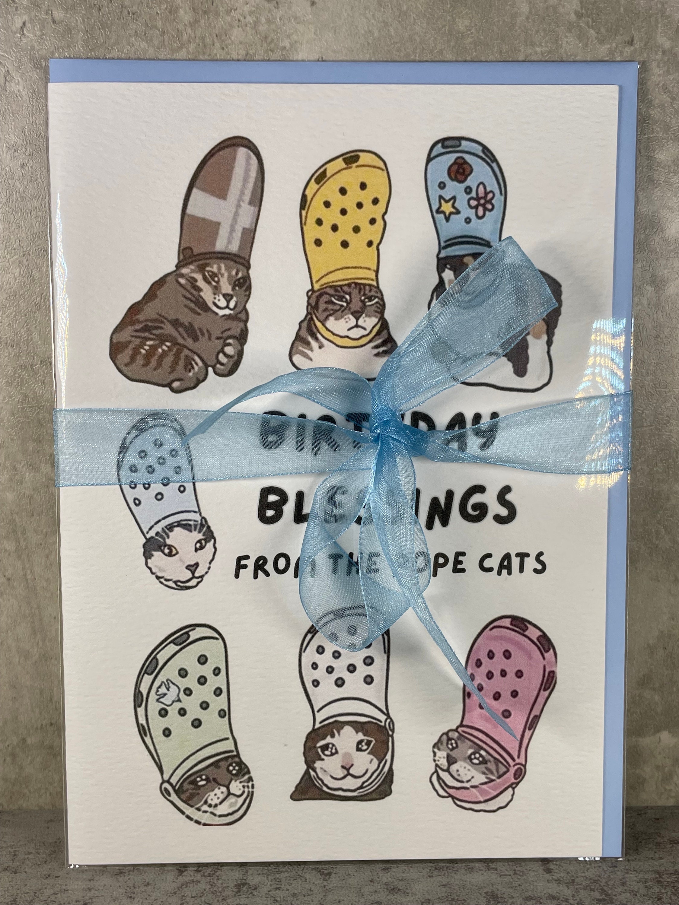 Birthday Blessing From the Pope Cat Meme, Croc Cat Meme, Funny Birthday ...