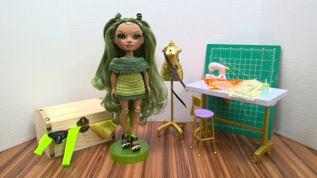 Rainbow High Clothing Crochet Dress With Shoes - Etsy