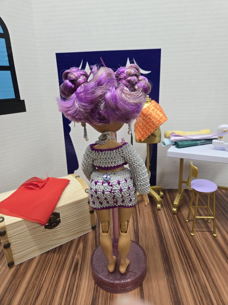 Rainbow High Doll Crochet Digital Pattern for a Bolero Jacket and Block ...