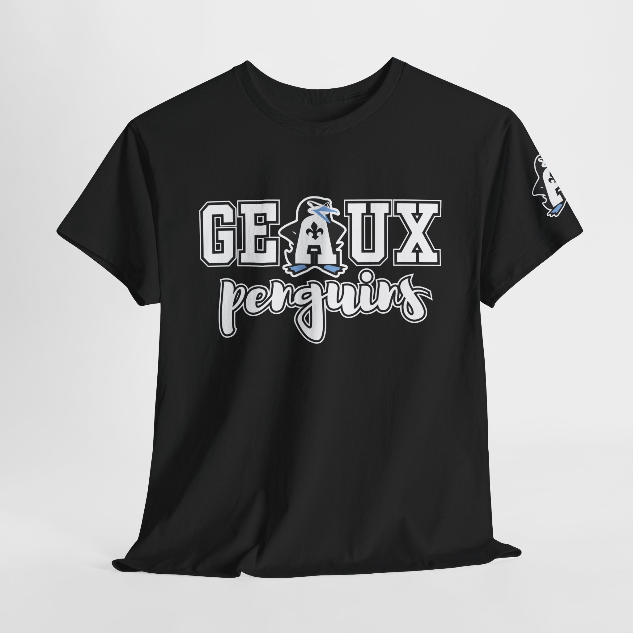 Academy of Our Lady Shirt GEAUX Penguins AOL extra Black Border - Etsy